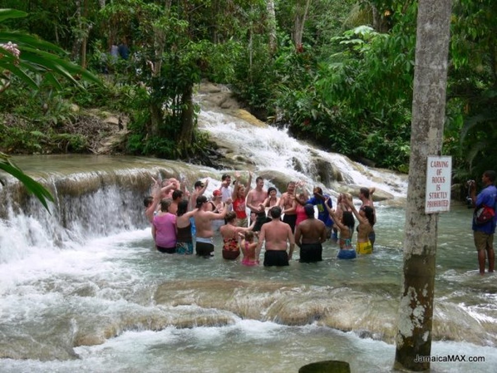Grand Palladium Excursion: Blue Hole And Dunn's River Falls Tour ...
