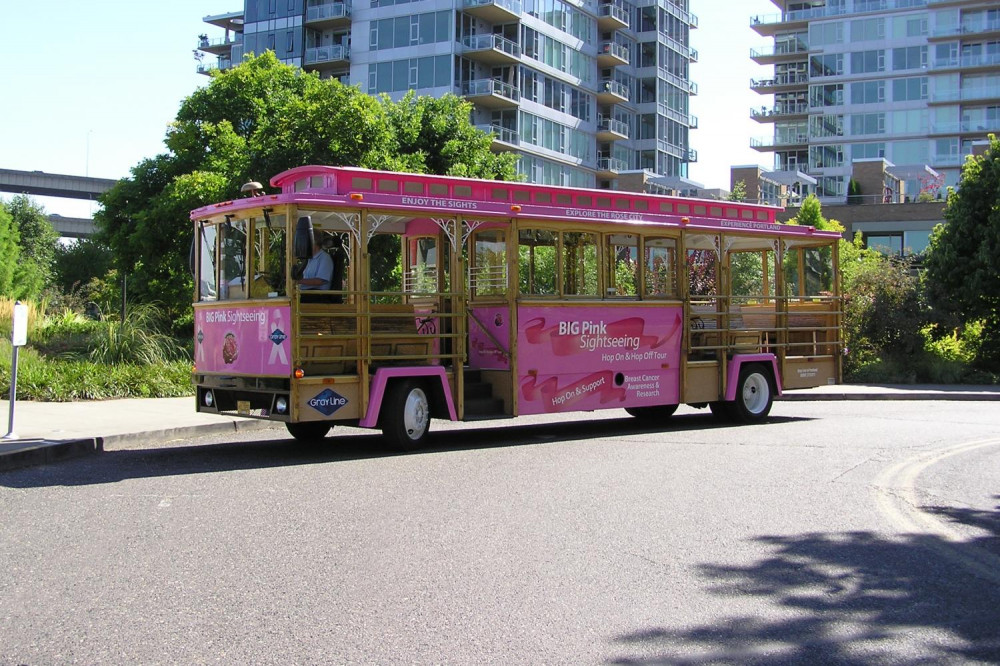 Pink Trolley Sightseeing - Hop-On Hop-Off Tour of Portland - Portland ...