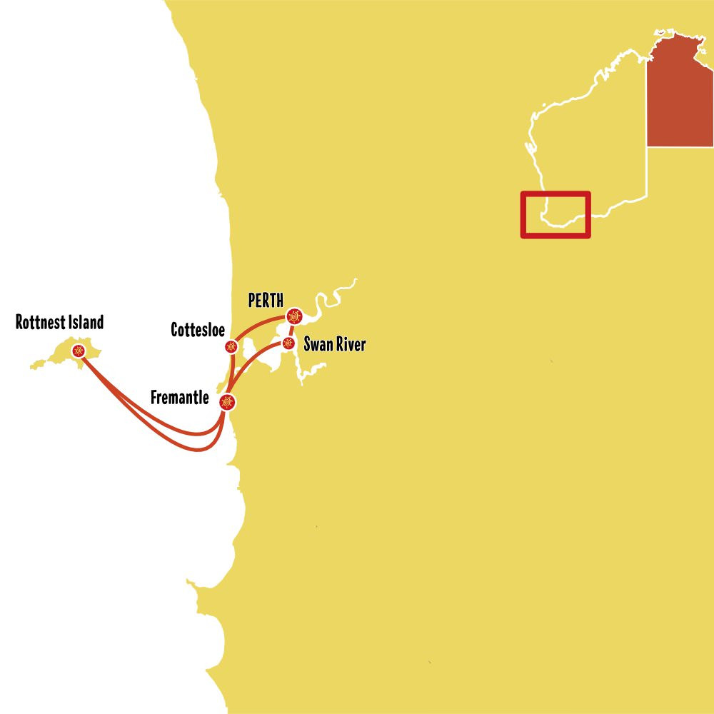 Perth Highlights Tour: City, Fremantle, Rottnest & Swan River Cruise ...