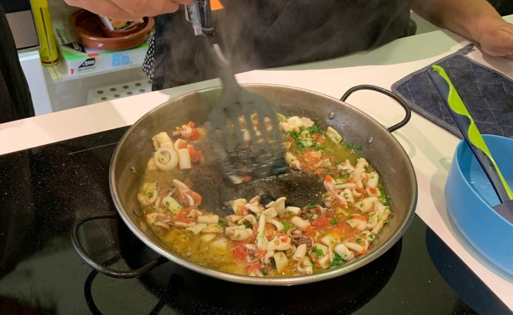 Spanish Tapas & Paella Cooking Class in Central Madrid with Lola ...