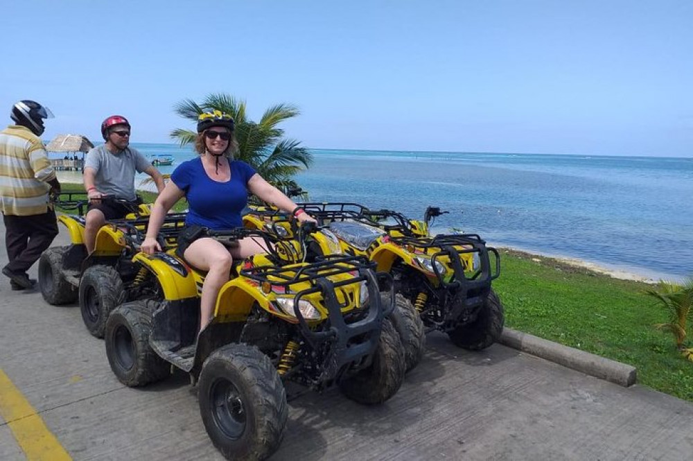 ATV Four Wheeler Bikes and Zip Line Adventure Monkey Park and Beach ...
