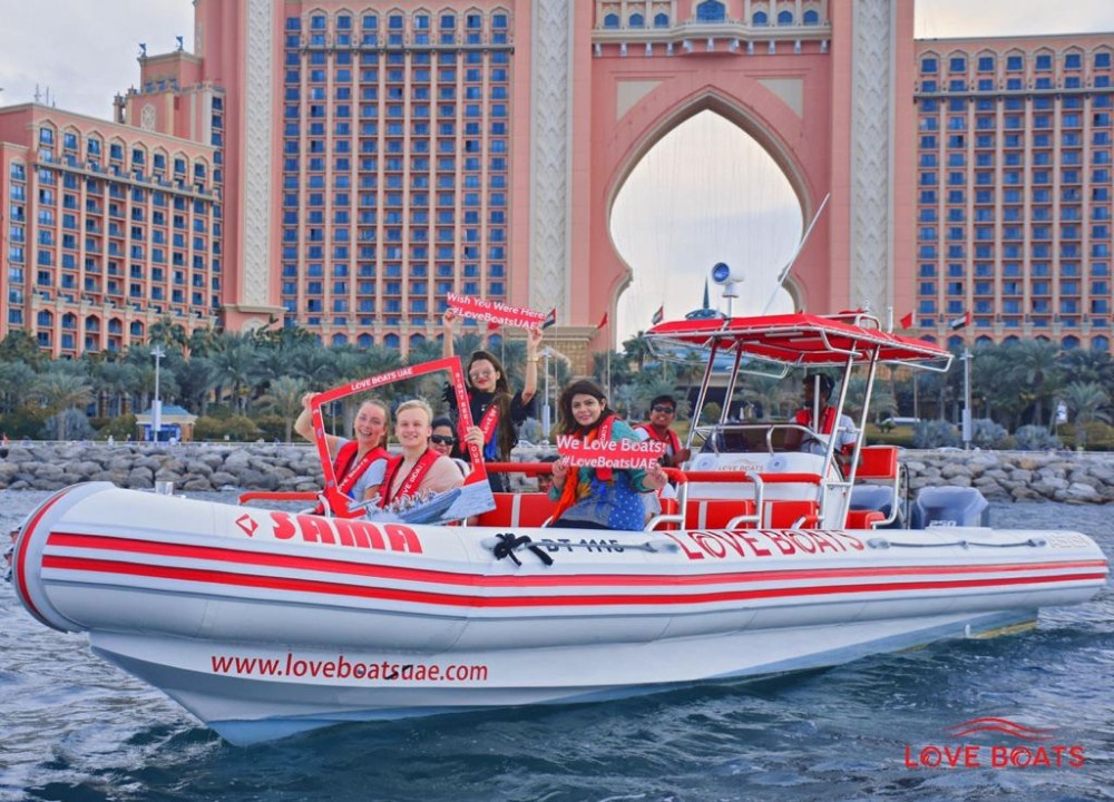 Dubai: Palm Atlantis, JBR & Marina Speed Boat Tour for 75Minutes ...