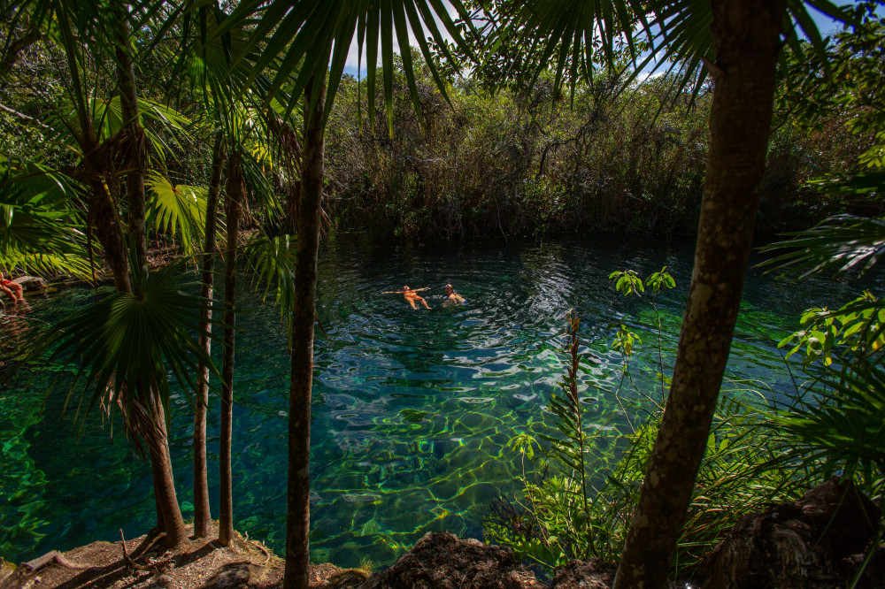 Small Group 3 Cenote Trail Bike Tour with Snorkeling and Cave Visit ...