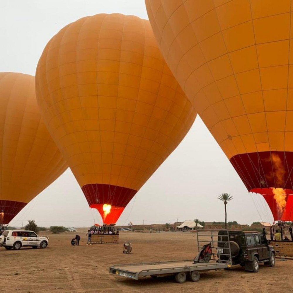 Hot Air Balloon Flight Over Marrakech with Magical Breakfast ...