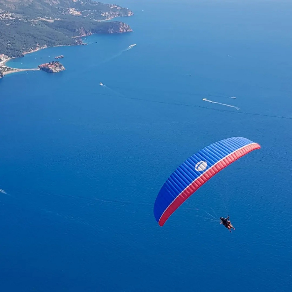 Budva Riviera Sky Adventure: Tandem Paragliding in Montenegro - Budva ...