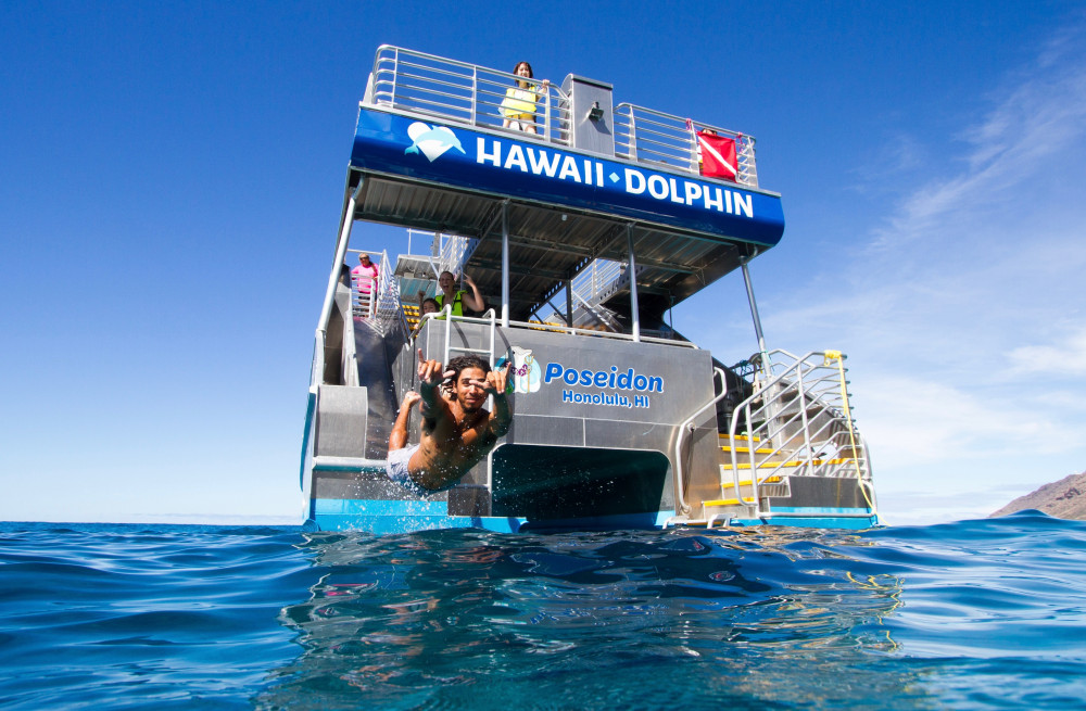 Dolphin Watch, Snorkel, & Waterslide Activities On Oahu - Waianae ...