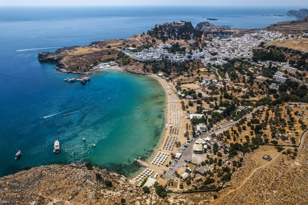 Boat Trip To Lindos With Swimming Stops with Pick-up from Rhodes Area ...