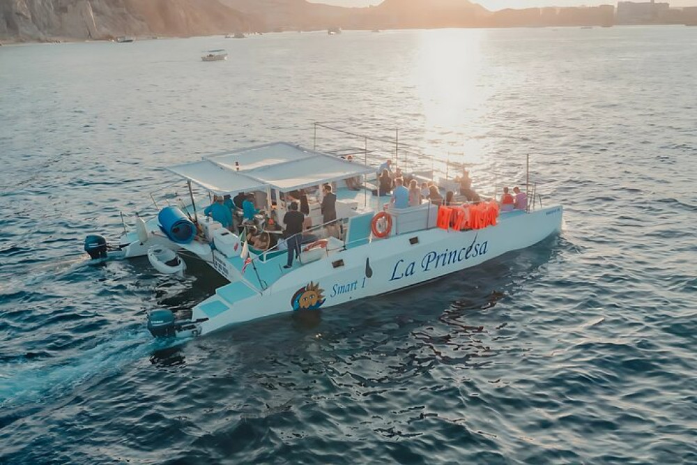 Los Cabos Party Catamaran: Snorkeling, Open Bar & Music Fun - Cabo San ...